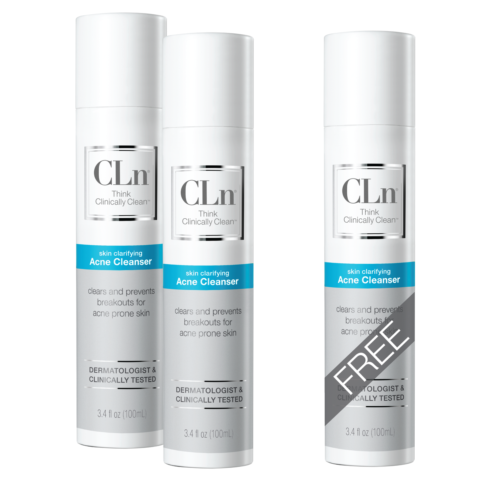 CLn® Skin Clarifying Acne Cleanser - Effectively Prevents Breakouts ...