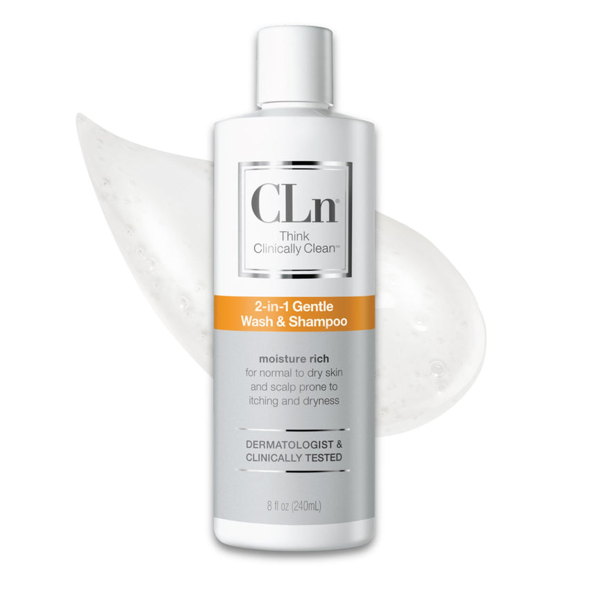 CLn® 2-in-1 Gentle Wash and Shampoo - Eczema-Prone & Dry, Itchy Scalps ...
