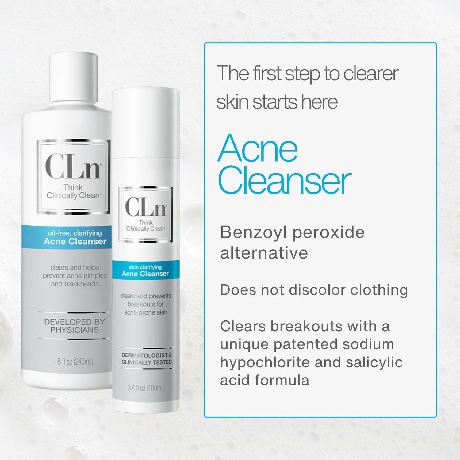CLn® Skin Clarifying Acne Cleanser - Effectively Prevents Breakouts ...