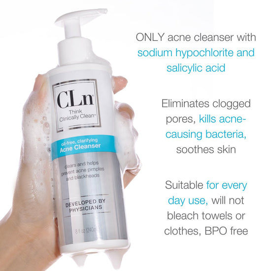 CLn® Skin Clarifying Acne Cleanser - Effectively Prevents Breakouts ...