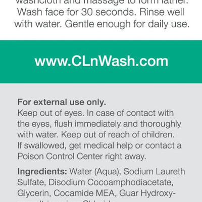 CLn® Facial Cleanser for Delicate Skin - With Glycerin & Skin ...