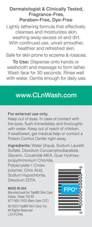 CLn® Facial Cleanser for Delicate Skin - With Glycerin & Skin ...