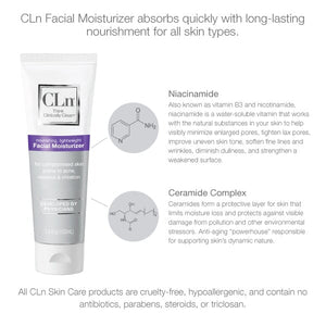 CLn® Facial Moisturizer for Eczema, Acne, and Redness – CLn Skin Care