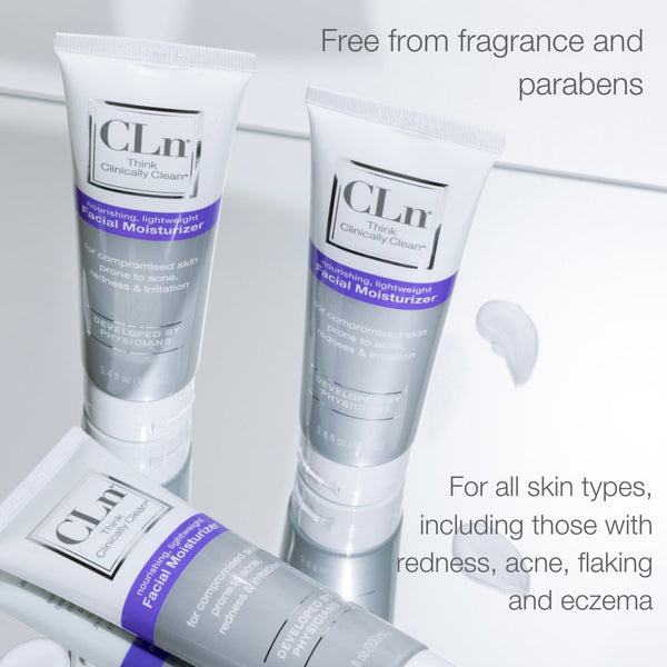 CLn® Facial Moisturizer for Eczema, Acne, and Redness – CLn Skin Care