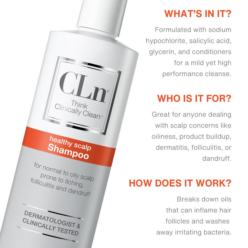 Folliculitis Shampoo for Scalp and Beard by CLn® Wash – CLn Skin Care