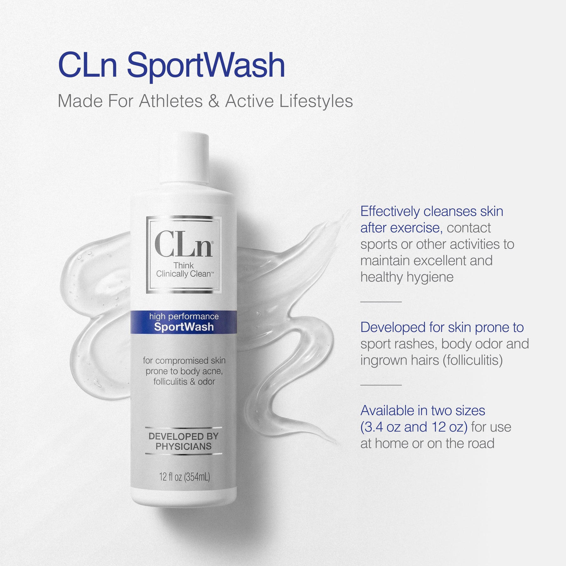 CLn® SportWash - Skin Care for Athletes & Active Lifestyles – CLn Skin Care