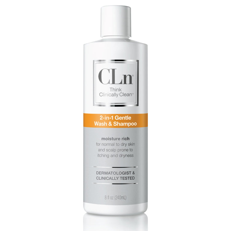 CLn® 2-in-1 Gentle Wash and Shampoo - Eczema-Prone & Dry, Itchy Scalps ...